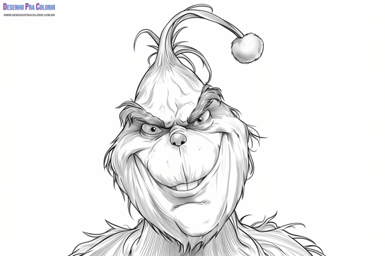 Grinch Para Colorir + De 20 Desenhos Para Imprimir e Pintar
