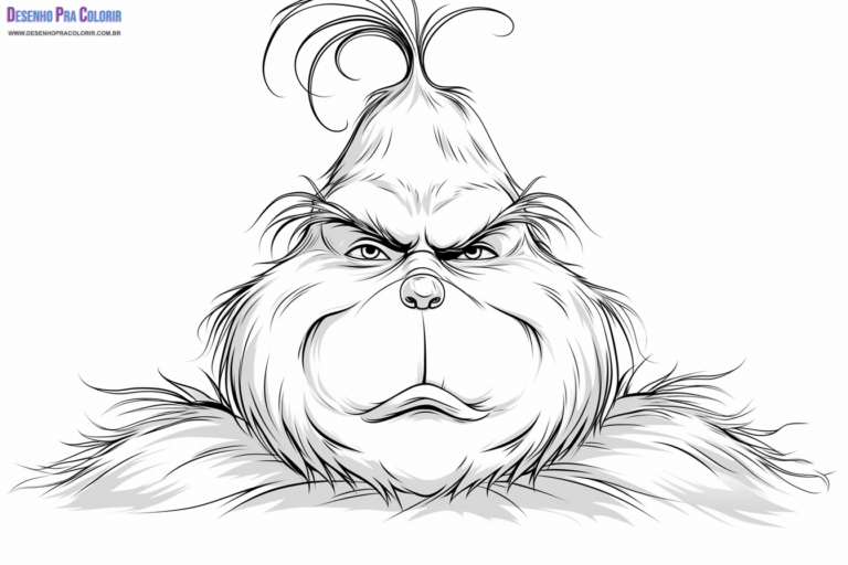 Grinch Para Colorir + De 20 Desenhos Para Imprimir e Pintar