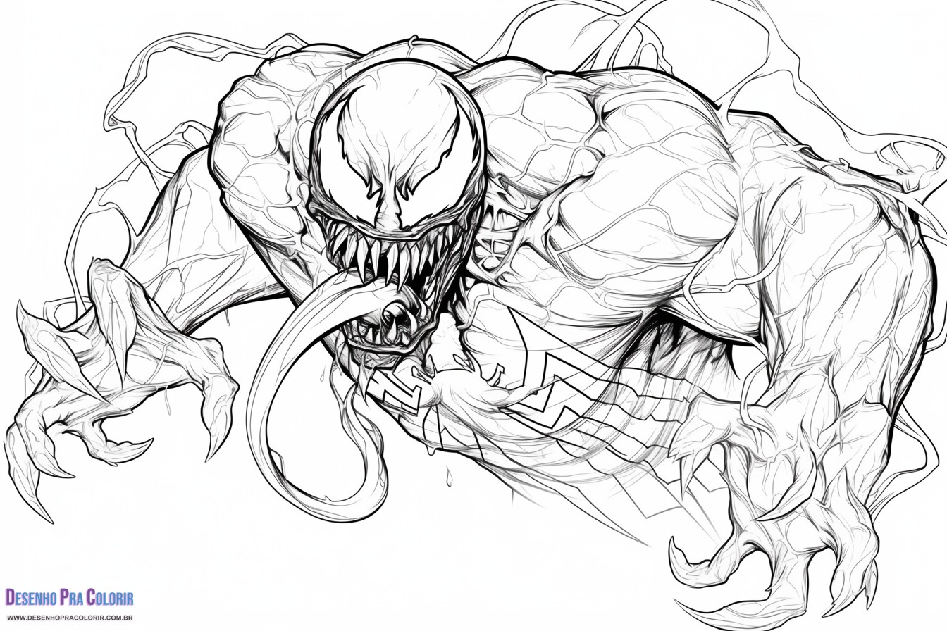 Venom Coloring Pages