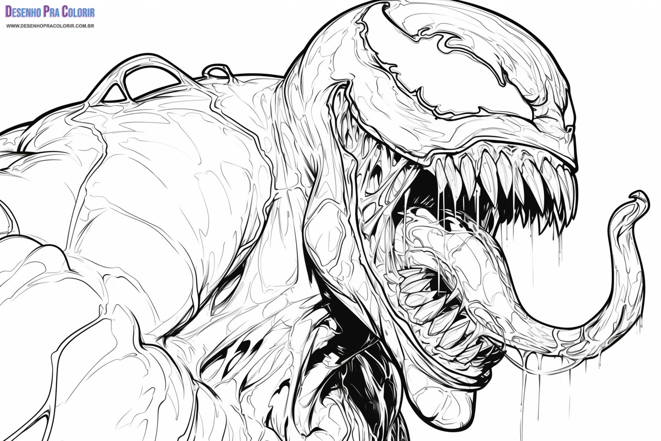Venom Coloring Pages