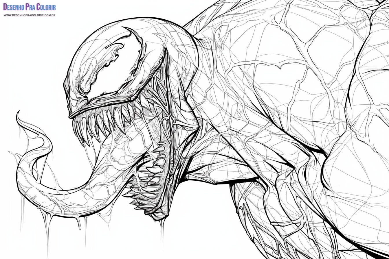 Venom Coloring Pages