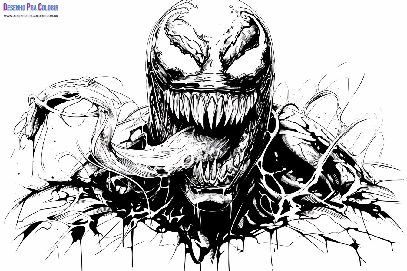 Venom Coloring Pages