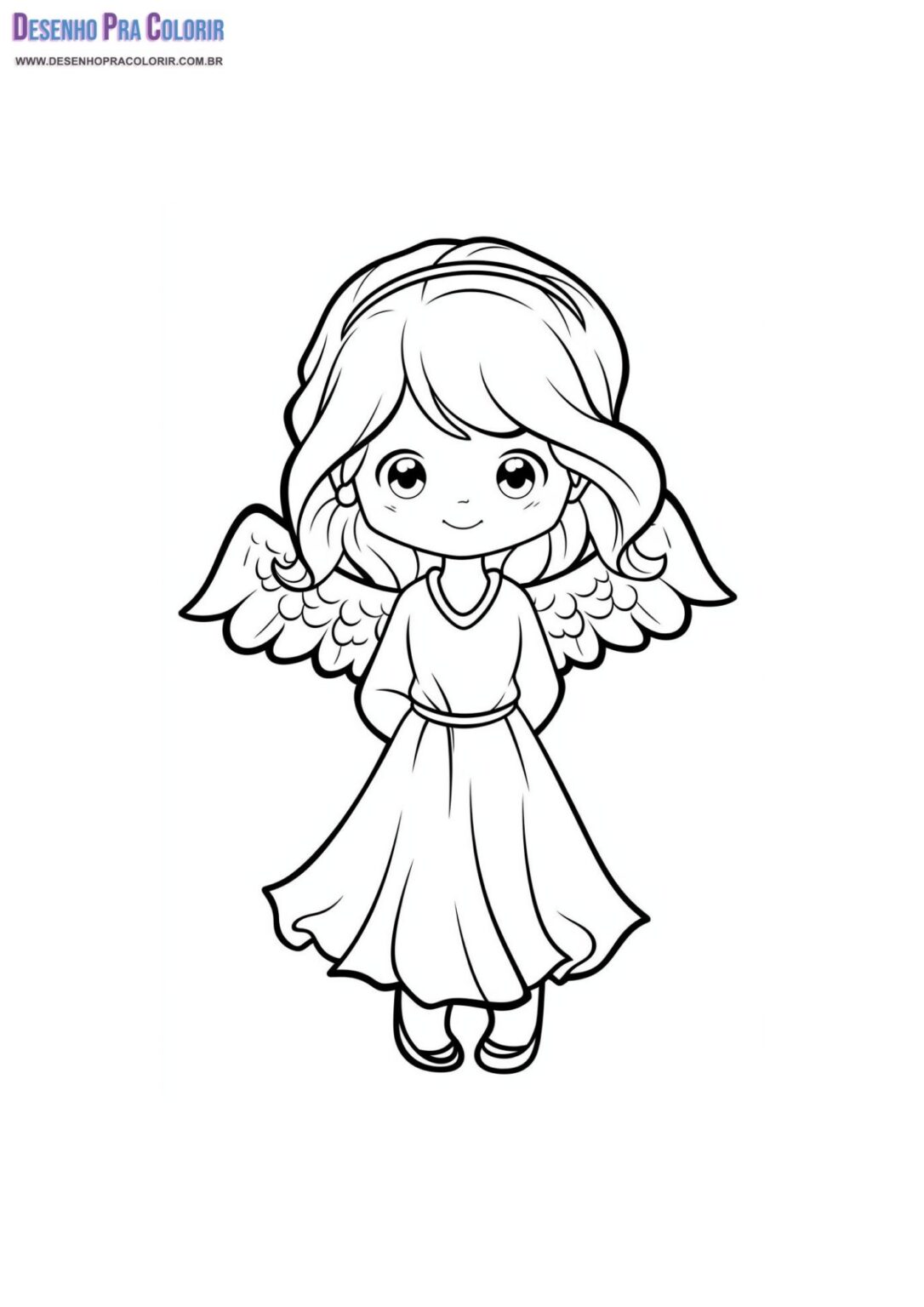 Anjo Para Colorir + De 55 Desenhos Para Imprimir e Pintar