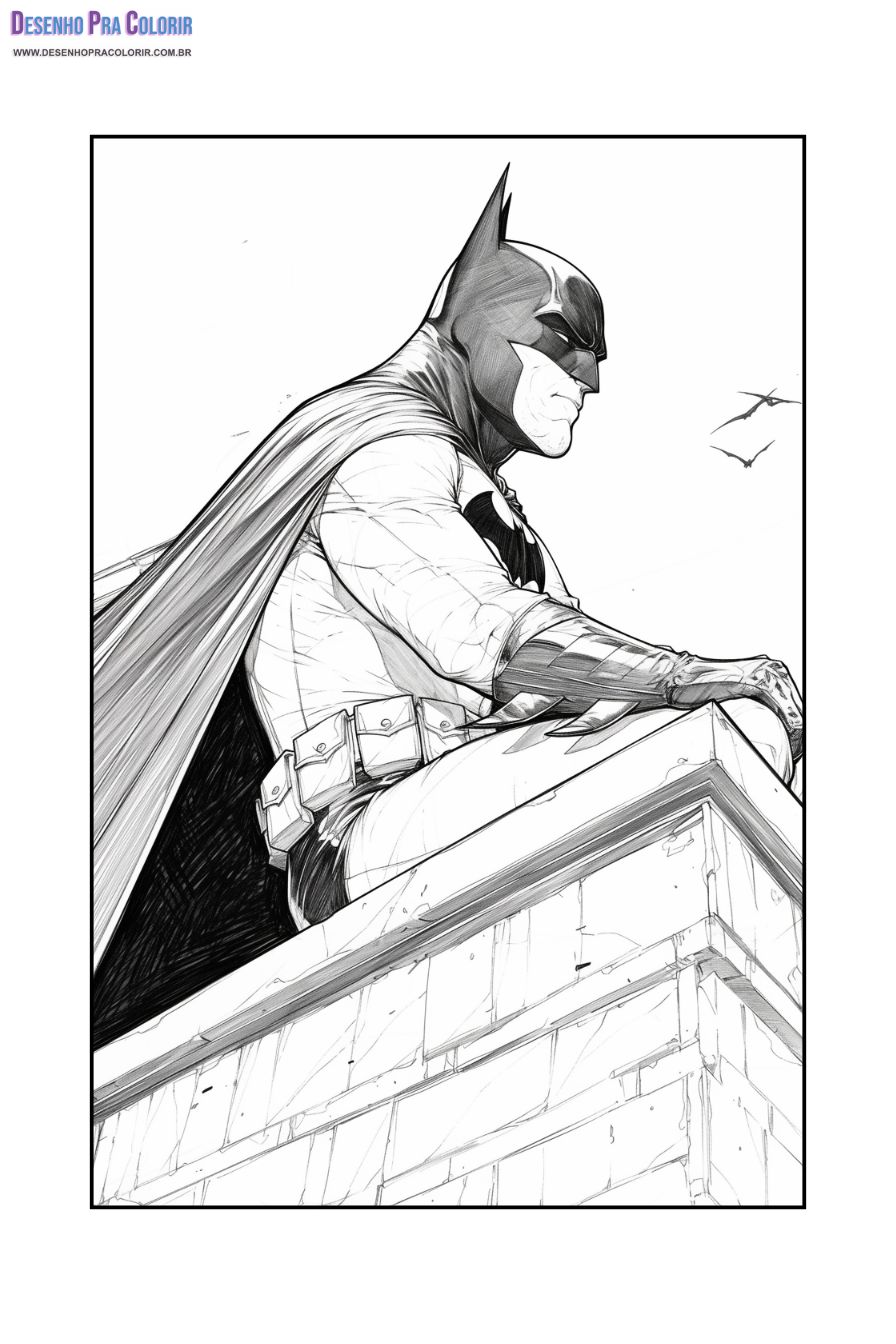 Batman Coloring Page
