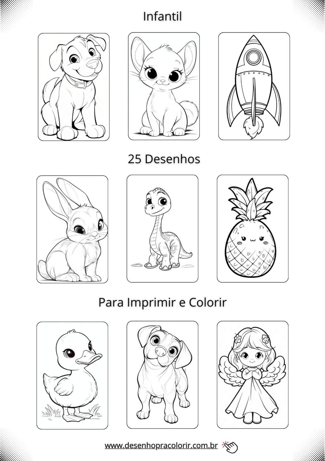 Desenhos Para Colorir E Imprimir PDF Baixe Imprima E Pinte Desenhos Para Colorir E Imprimir PDF Baixe Imprima E Pinte
