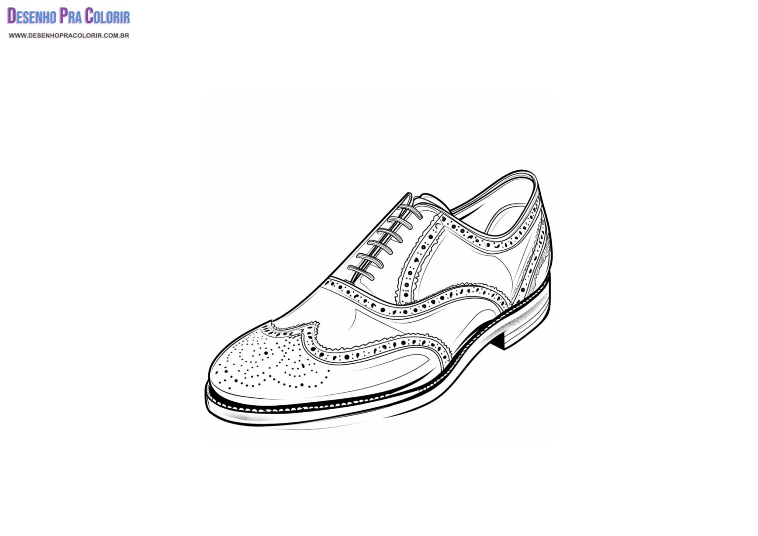 Sapatos Para Colorir + De 40 Desenhos Para Imprimir e Pintar
