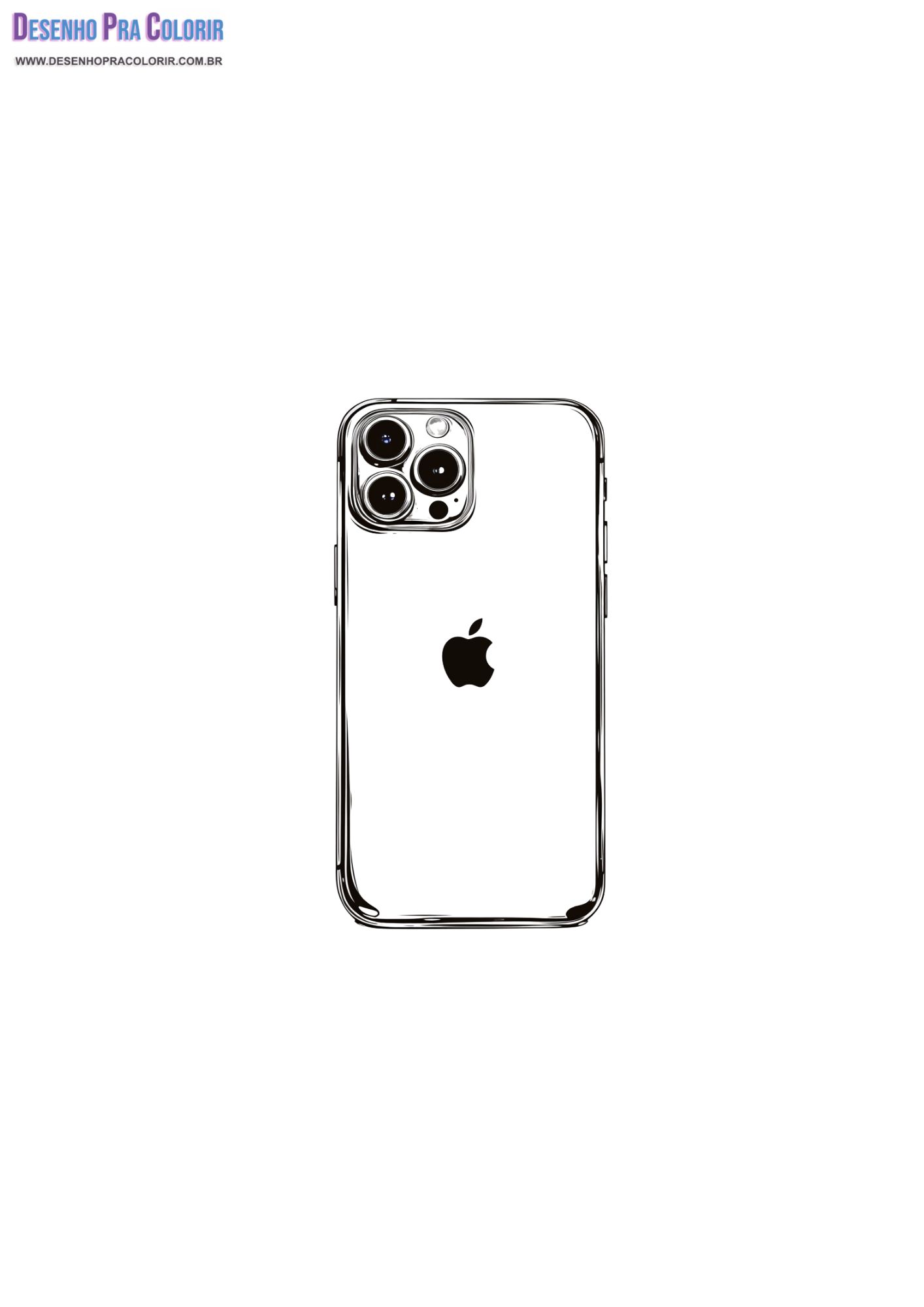 Celular Para Colorir - São Vários Desenhos Para Imprimir e Pintar