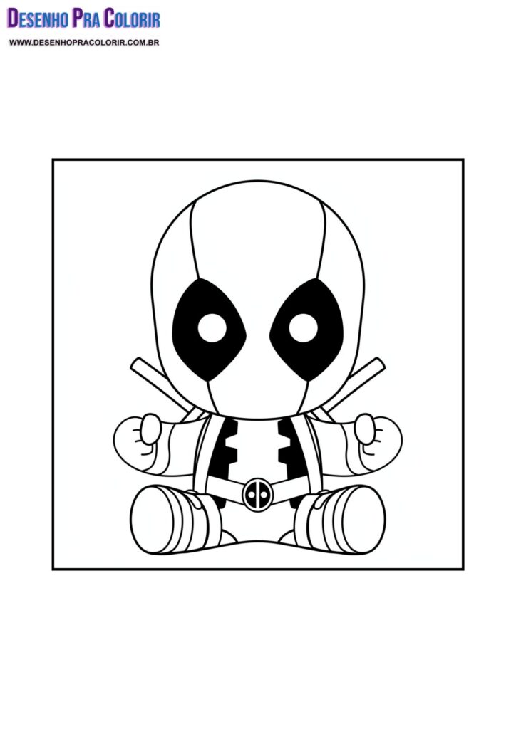 Deadpool Coloring Pages