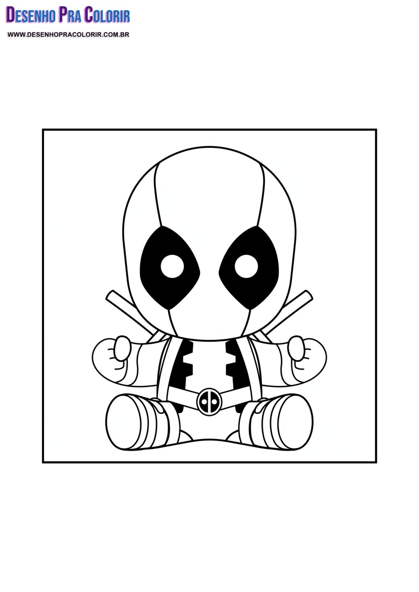 Deadpool Coloring Pages