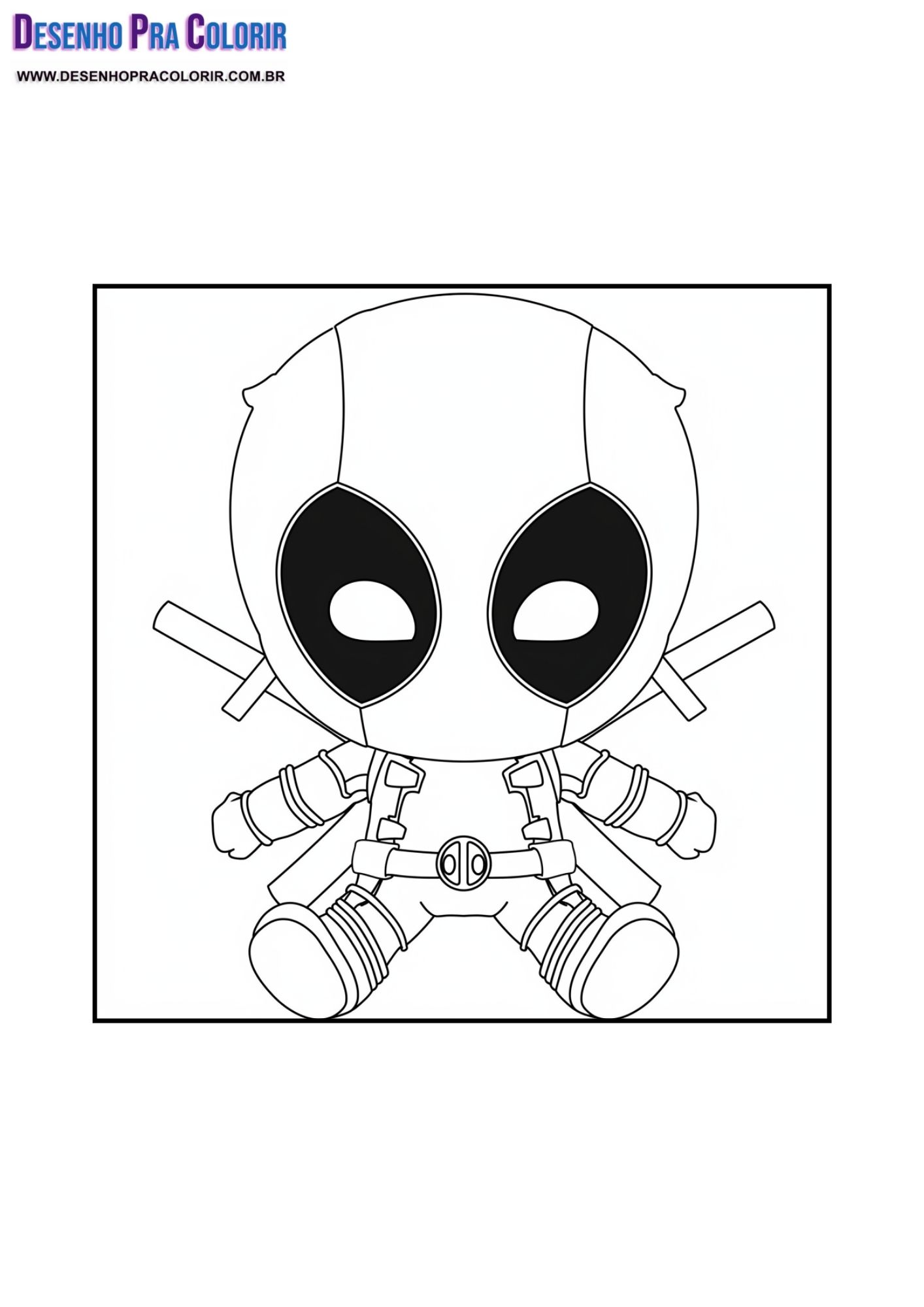 Deadpool Coloring Pages