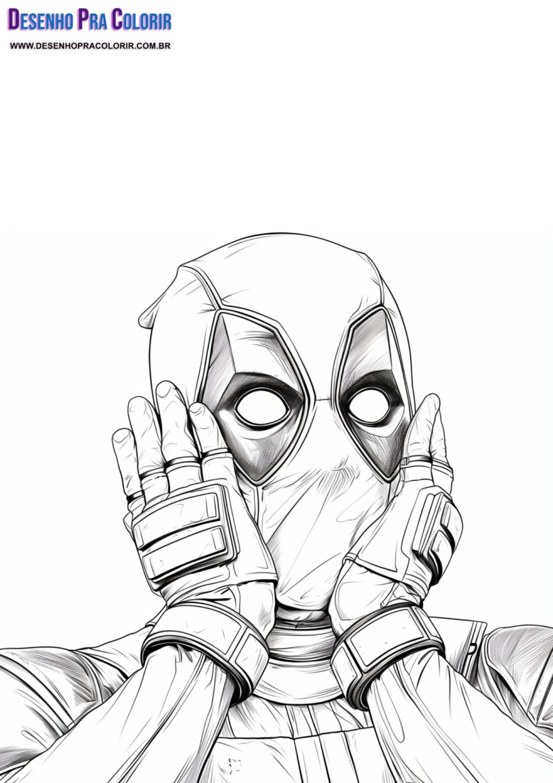 Deadpool Para Colorir + De 25 Desenhos Para Imprimir e Pintar