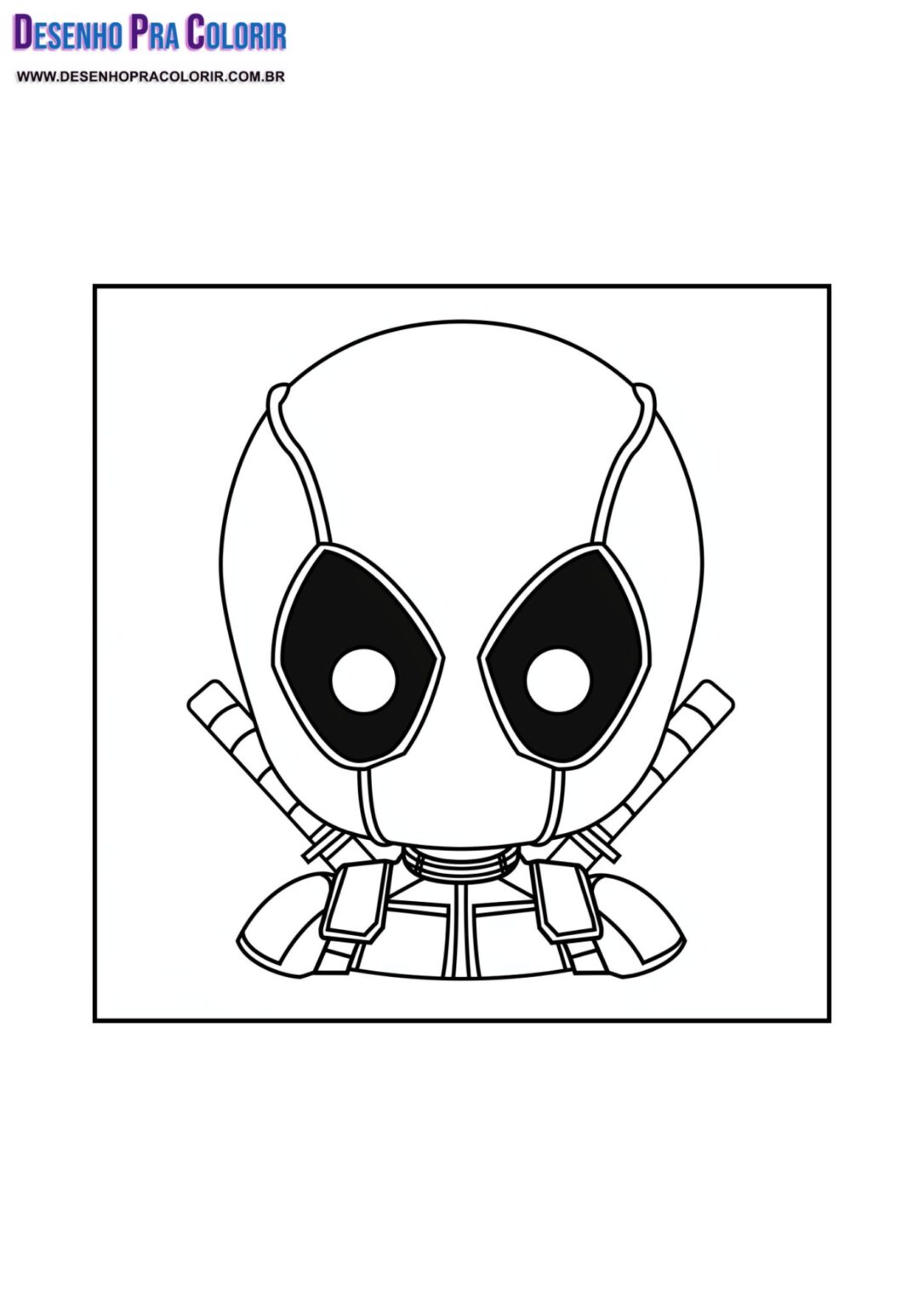 Deadpool Para Colorir + De 25 Desenhos Para Imprimir e Pintar
