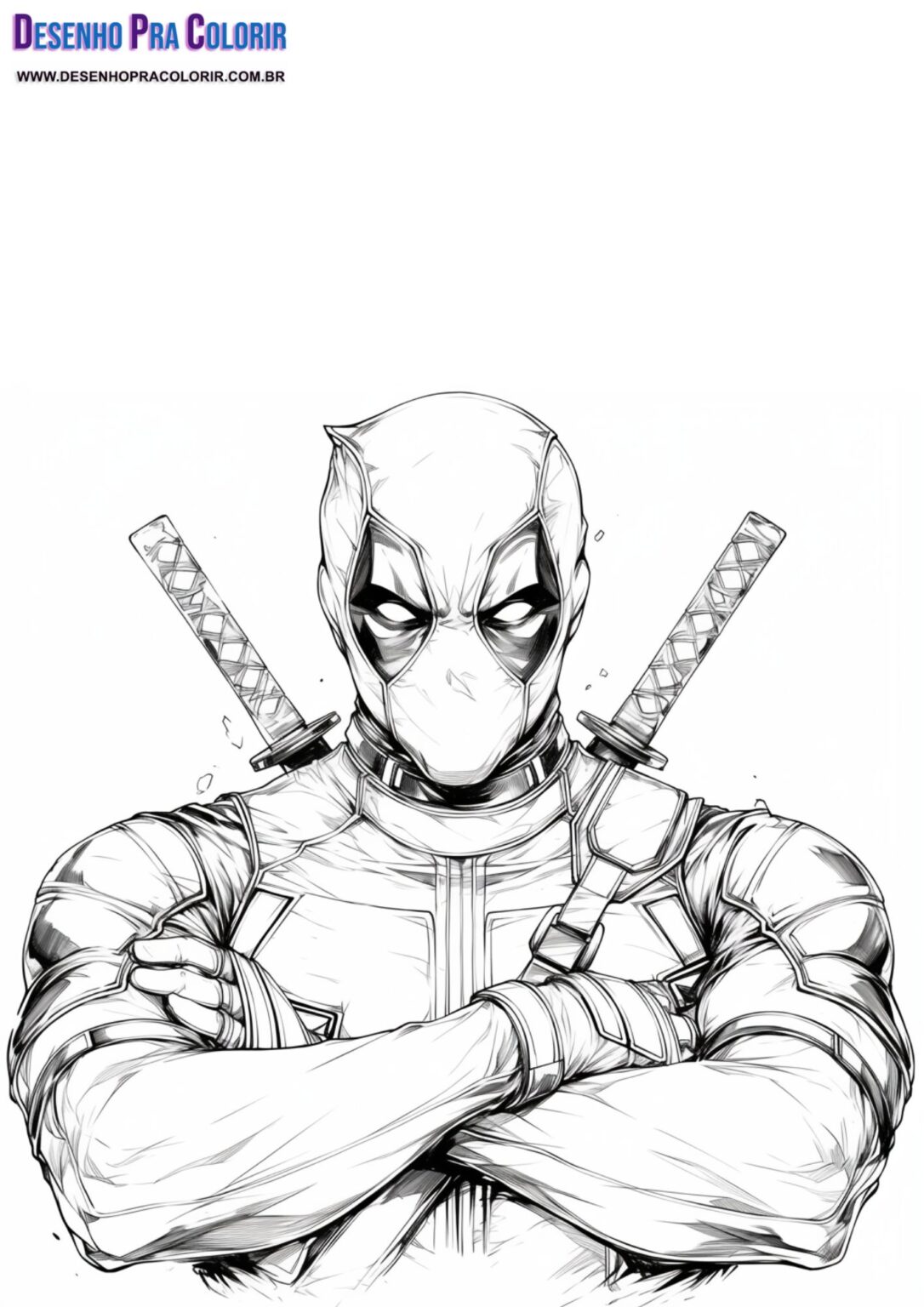 Deadpool Para Colorir + De 25 Desenhos Para Imprimir e Pintar