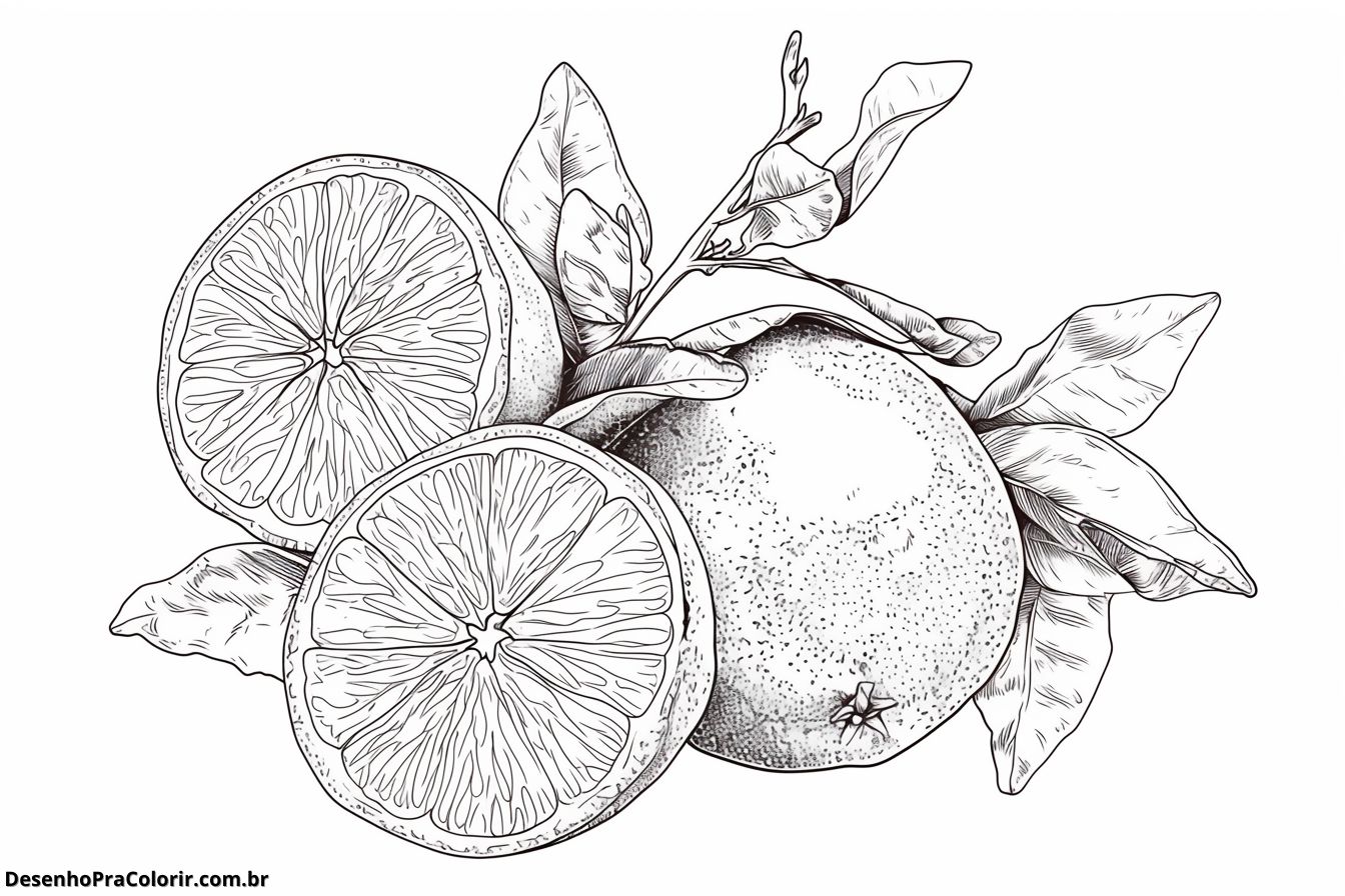 Orange Coloring Pages