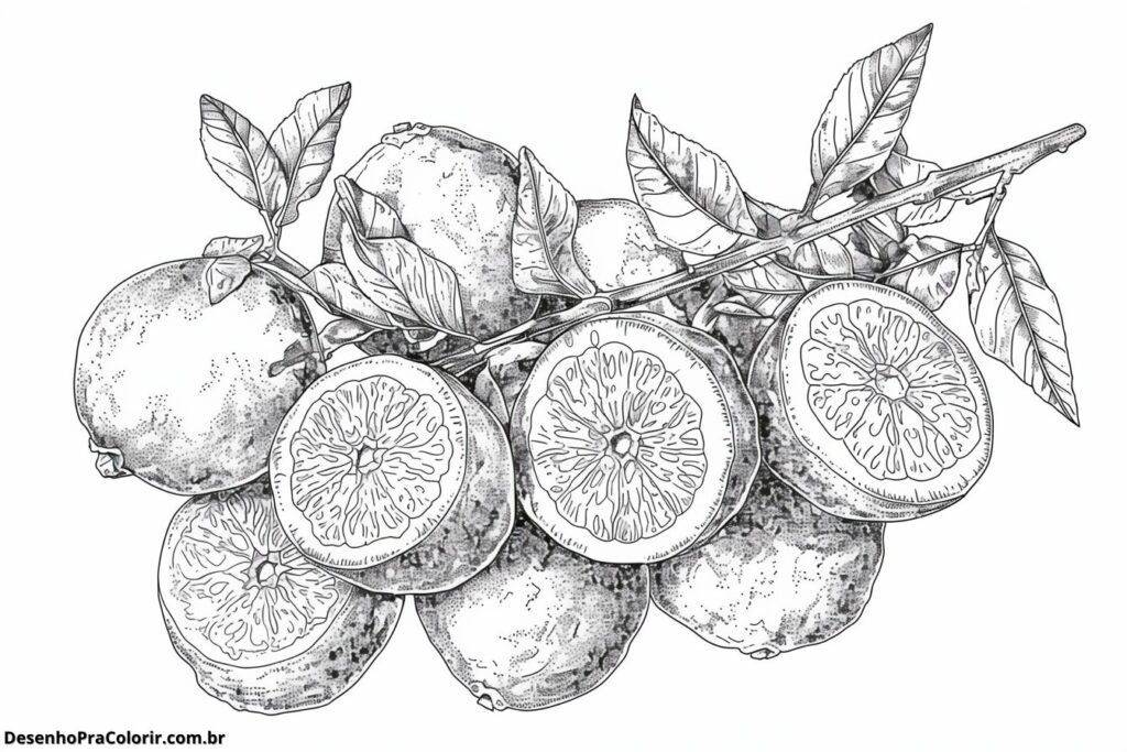 Orange Coloring Pages