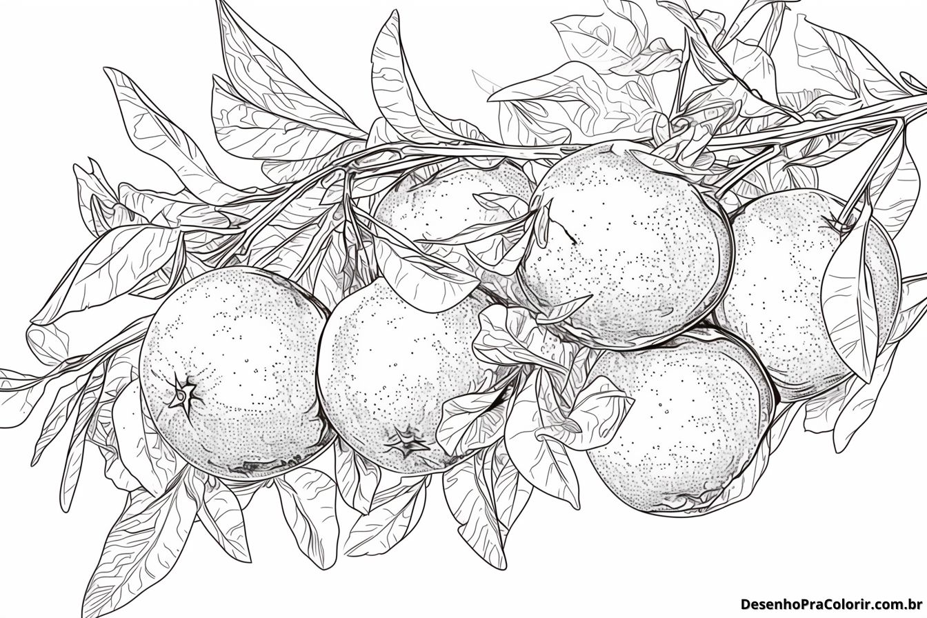 Orange Coloring Pages