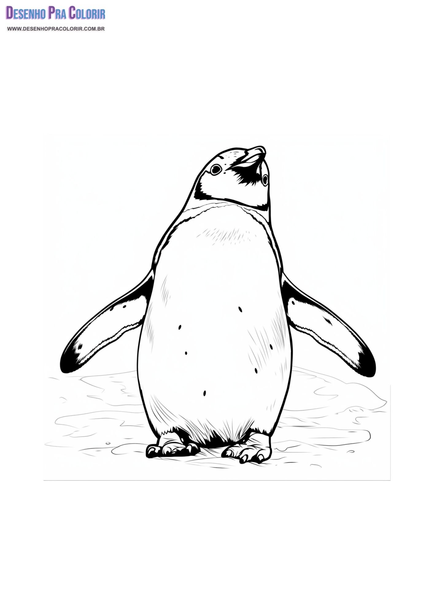 Pinguim Para Colorir + De 40 Desenhos Para Imprimir e Pintar