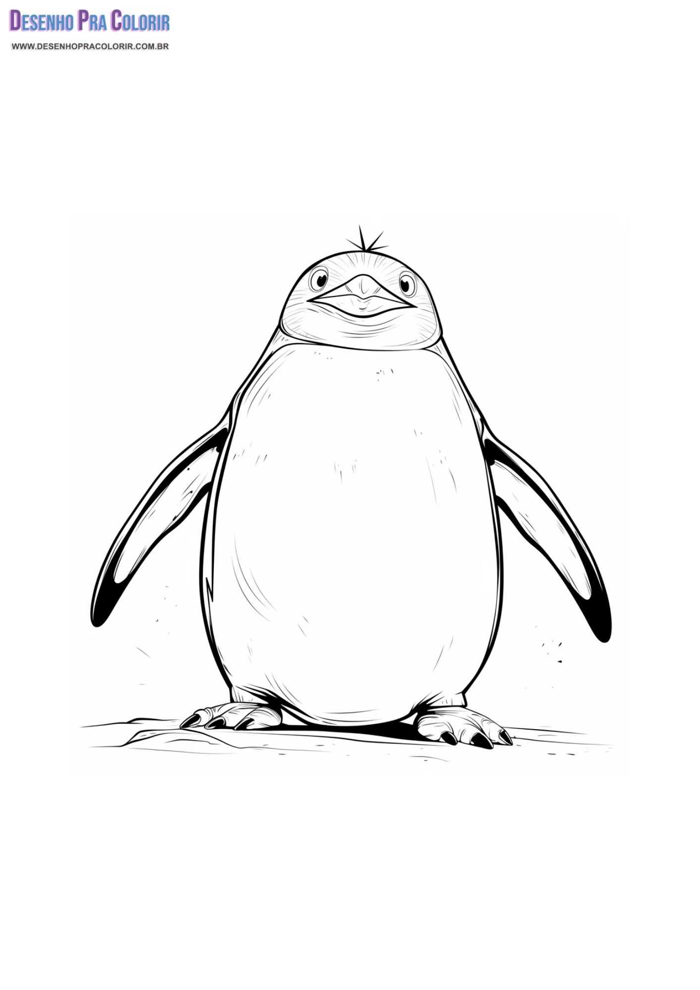Pinguim Para Colorir + De 40 Desenhos Para Imprimir e Pintar