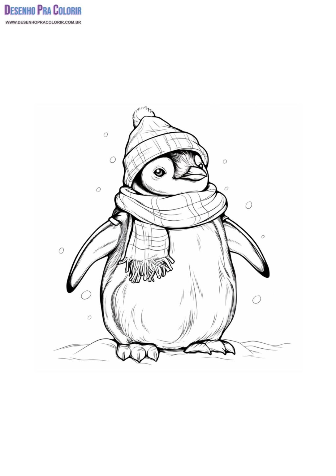 Pinguim Para Colorir + De 40 Desenhos Para Imprimir e Pintar