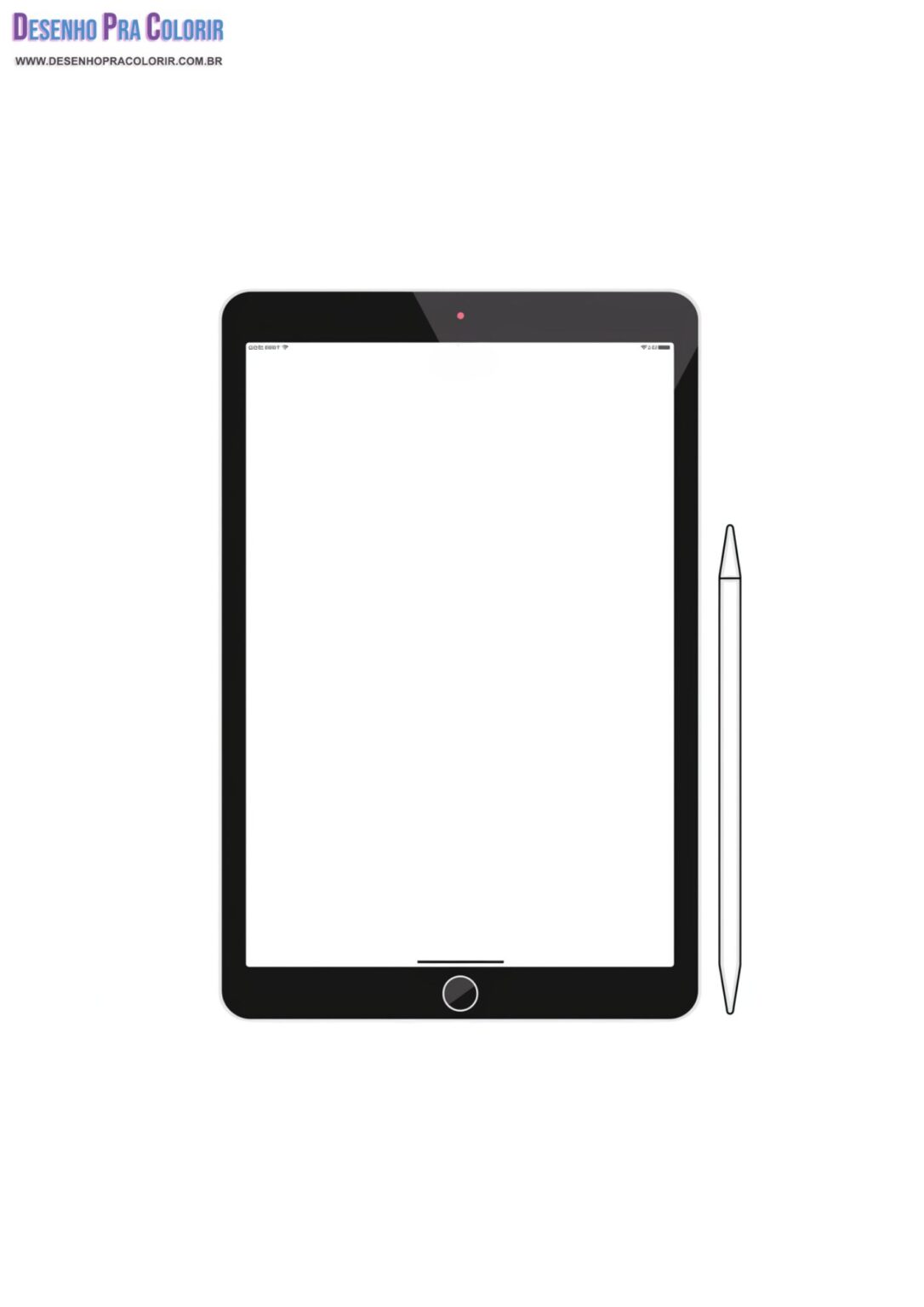 Tablet Para Colorir São + De 20 Desenhos Para Imprimir e Pintar