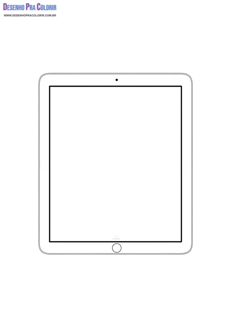 Tablet Para Colorir São + De 20 Desenhos Para Imprimir e Pintar