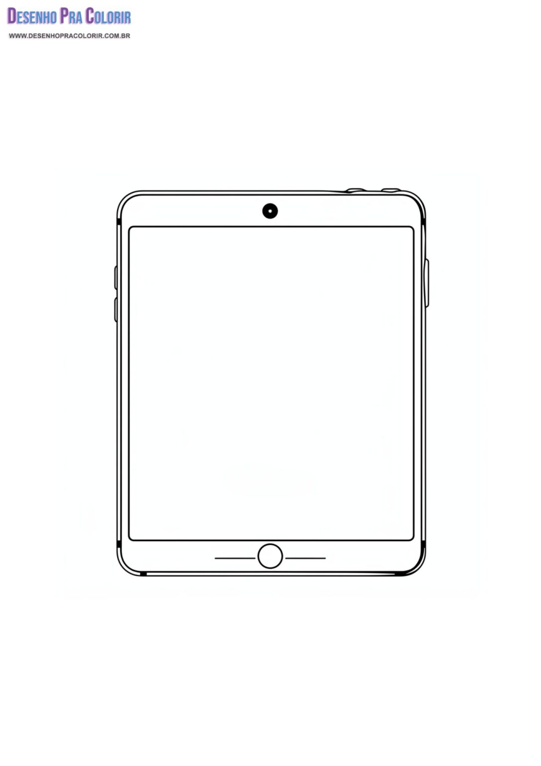 Tablet Para Colorir São + De 20 Desenhos Para Imprimir e Pintar