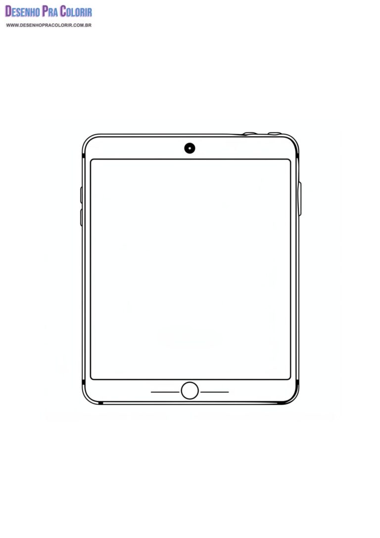 Tablet Para Colorir São + De 20 Desenhos Para Imprimir e Pintar