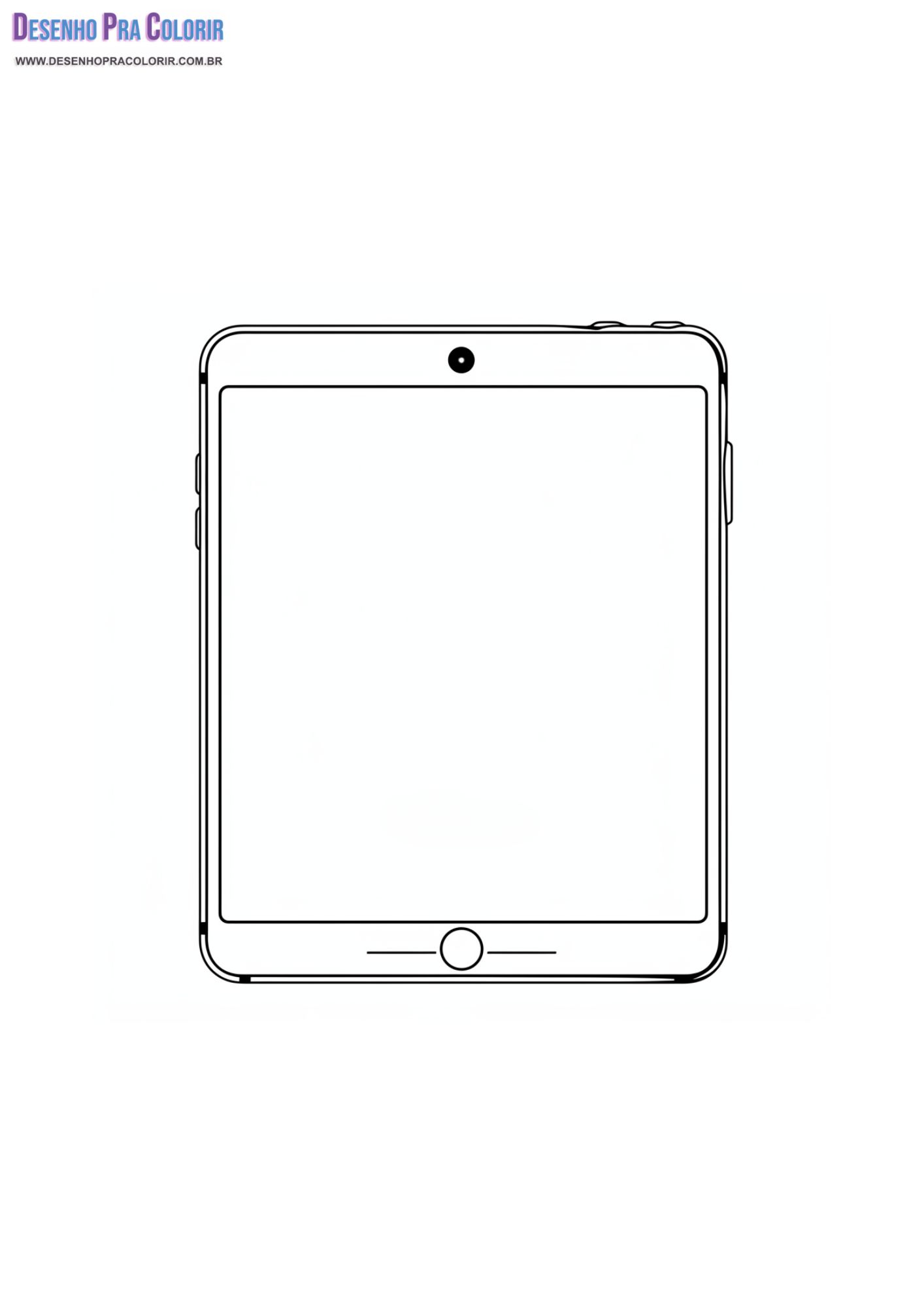 Tablet Para Colorir São + De 20 Desenhos Para Imprimir e Pintar