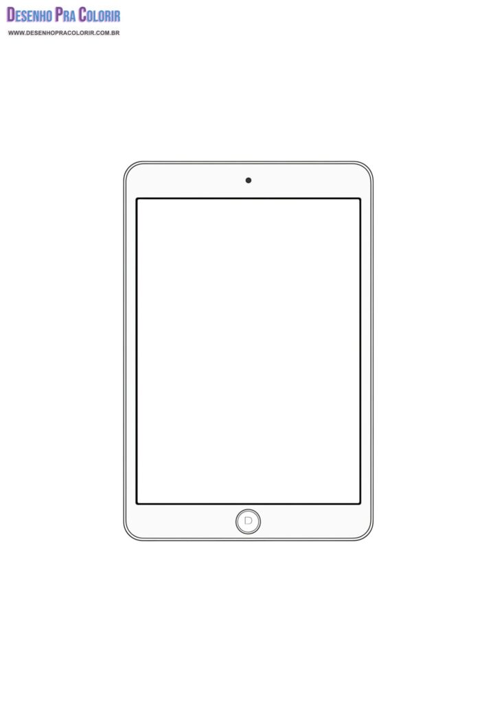 Tablet Para Colorir São + De 20 Desenhos Para Imprimir e Pintar