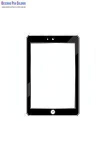 Tablet Para Colorir São + De 20 Desenhos Para Imprimir e Pintar
