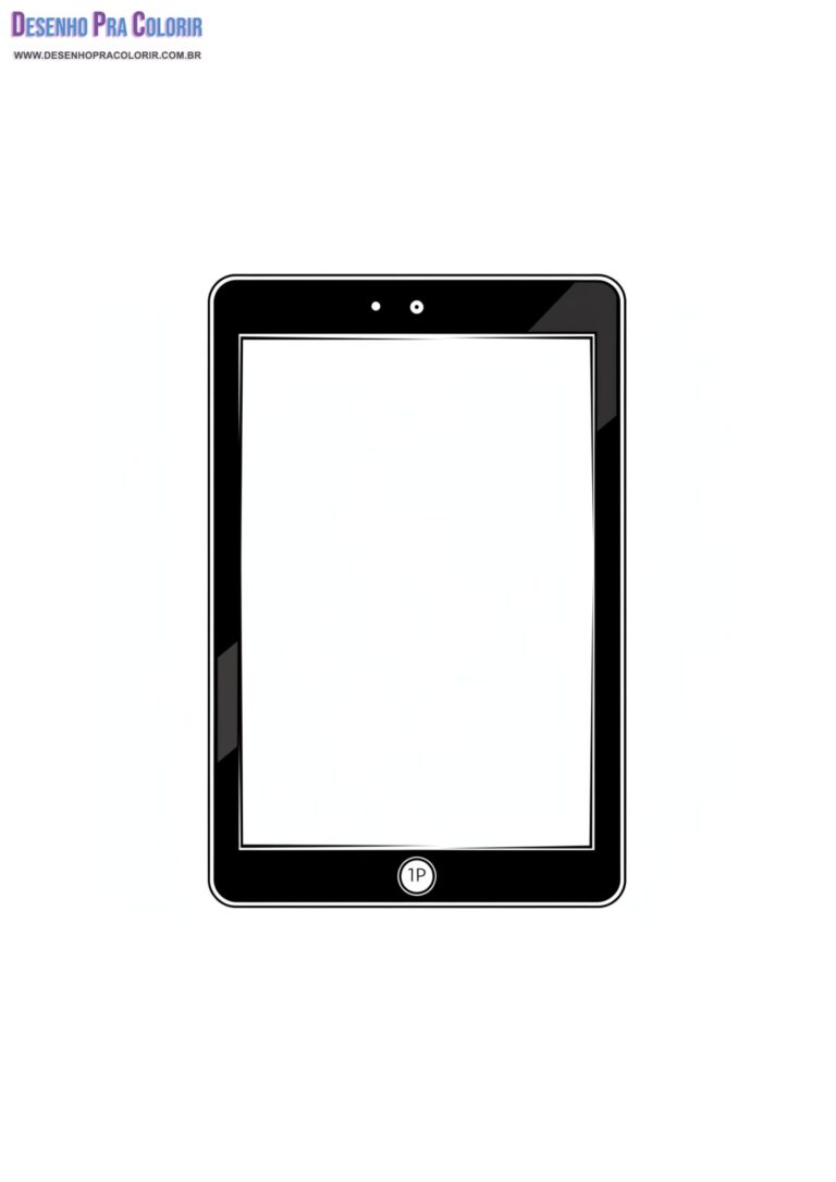 Tablet Para Colorir São + De 20 Desenhos Para Imprimir e Pintar