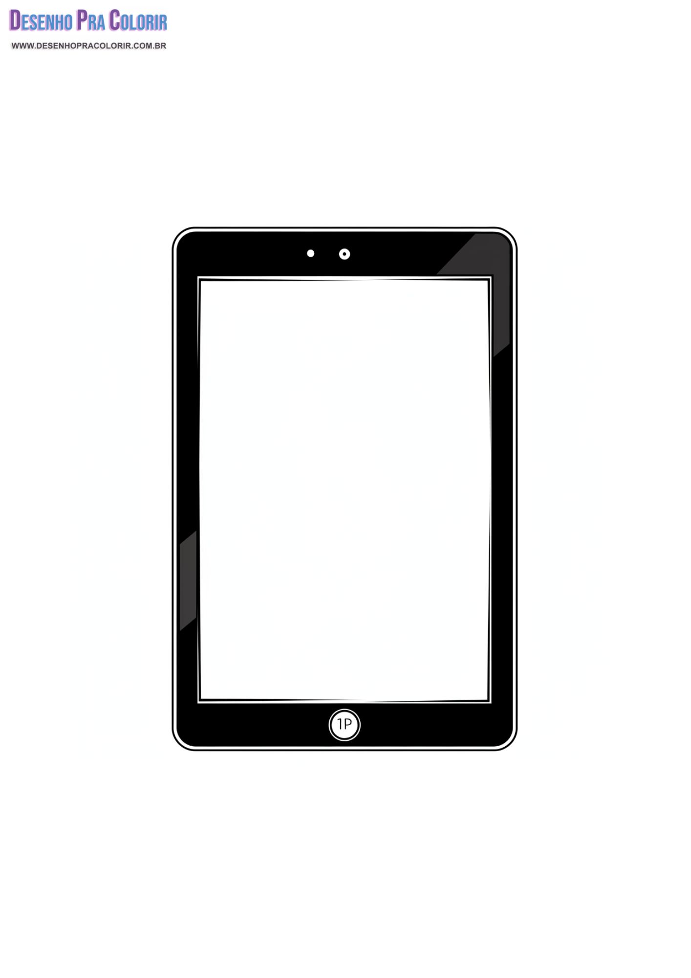 Tablet Para Colorir São + De 20 Desenhos Para Imprimir e Pintar