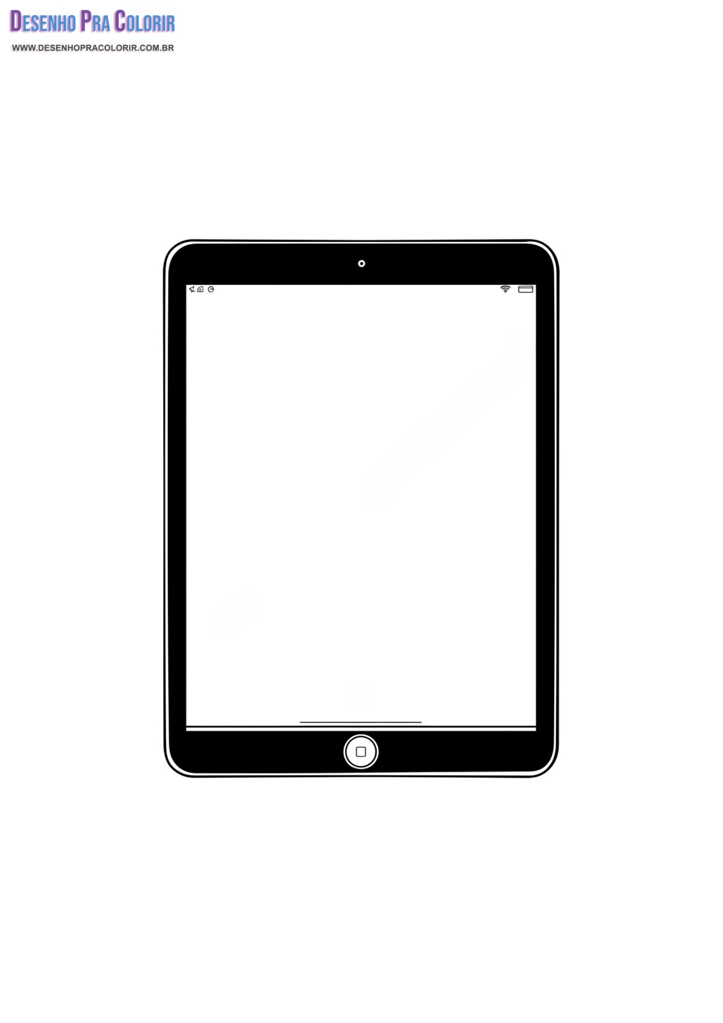 Tablet Para Colorir São + De 20 Desenhos Para Imprimir e Pintar