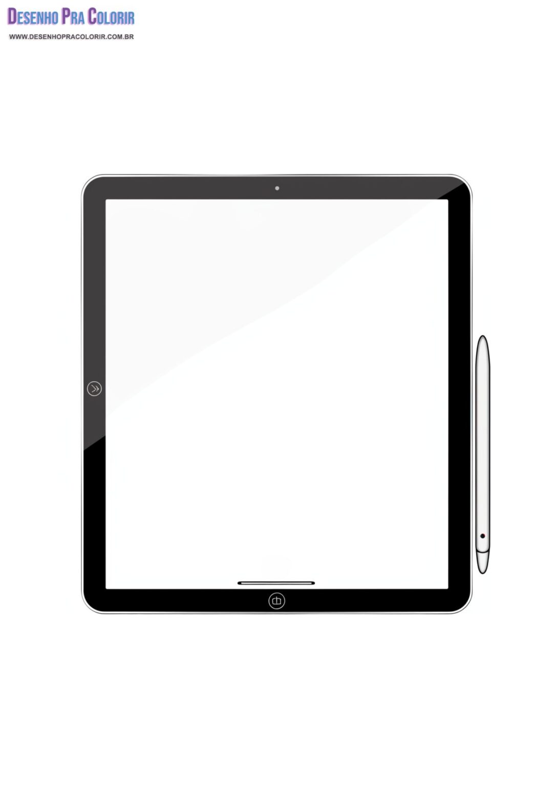 Tablet Para Colorir São + De 20 Desenhos Para Imprimir e Pintar