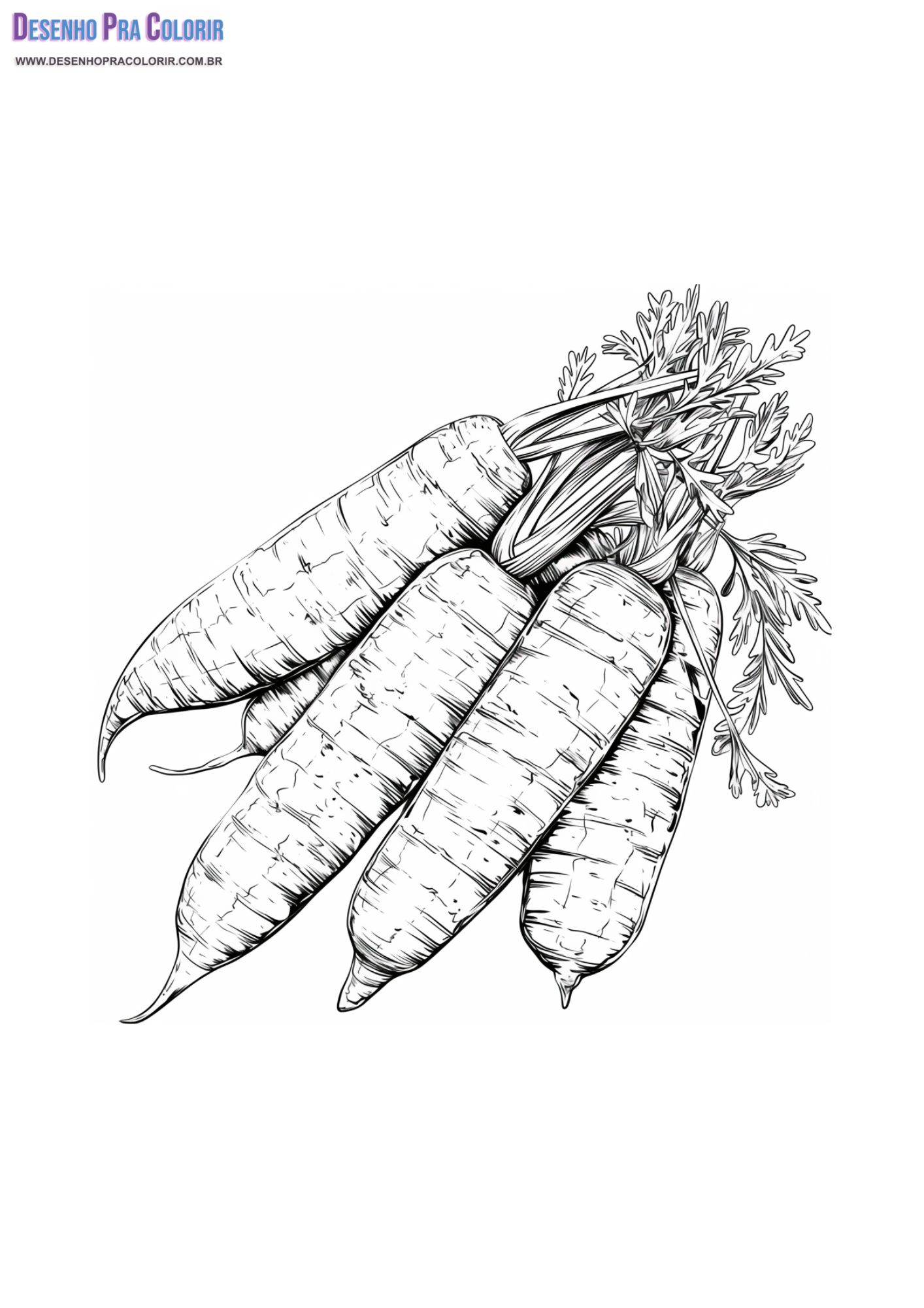 Carrot Coloring Pages