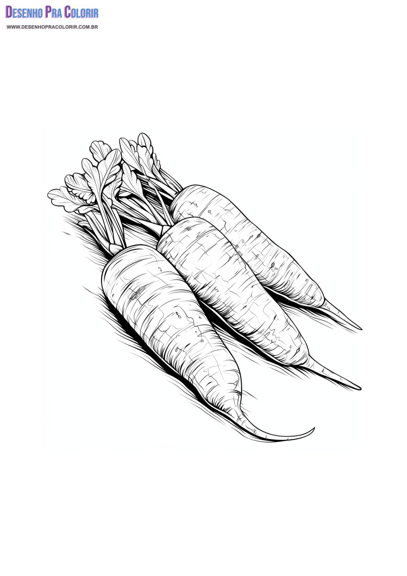 Carrot Coloring Pages