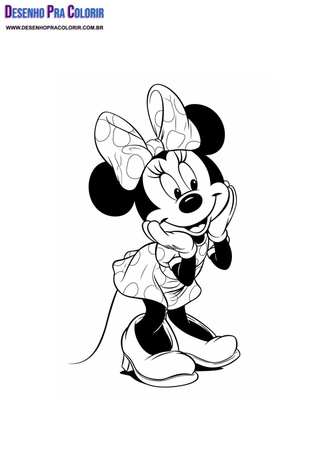 Minnie Para Colorir + De 30 Imagens Para Imprimir e Pintar