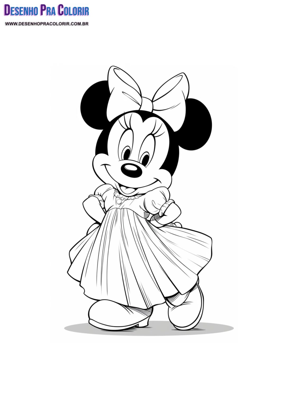 Minnie Para Colorir + De 30 Imagens Para Imprimir e Pintar
