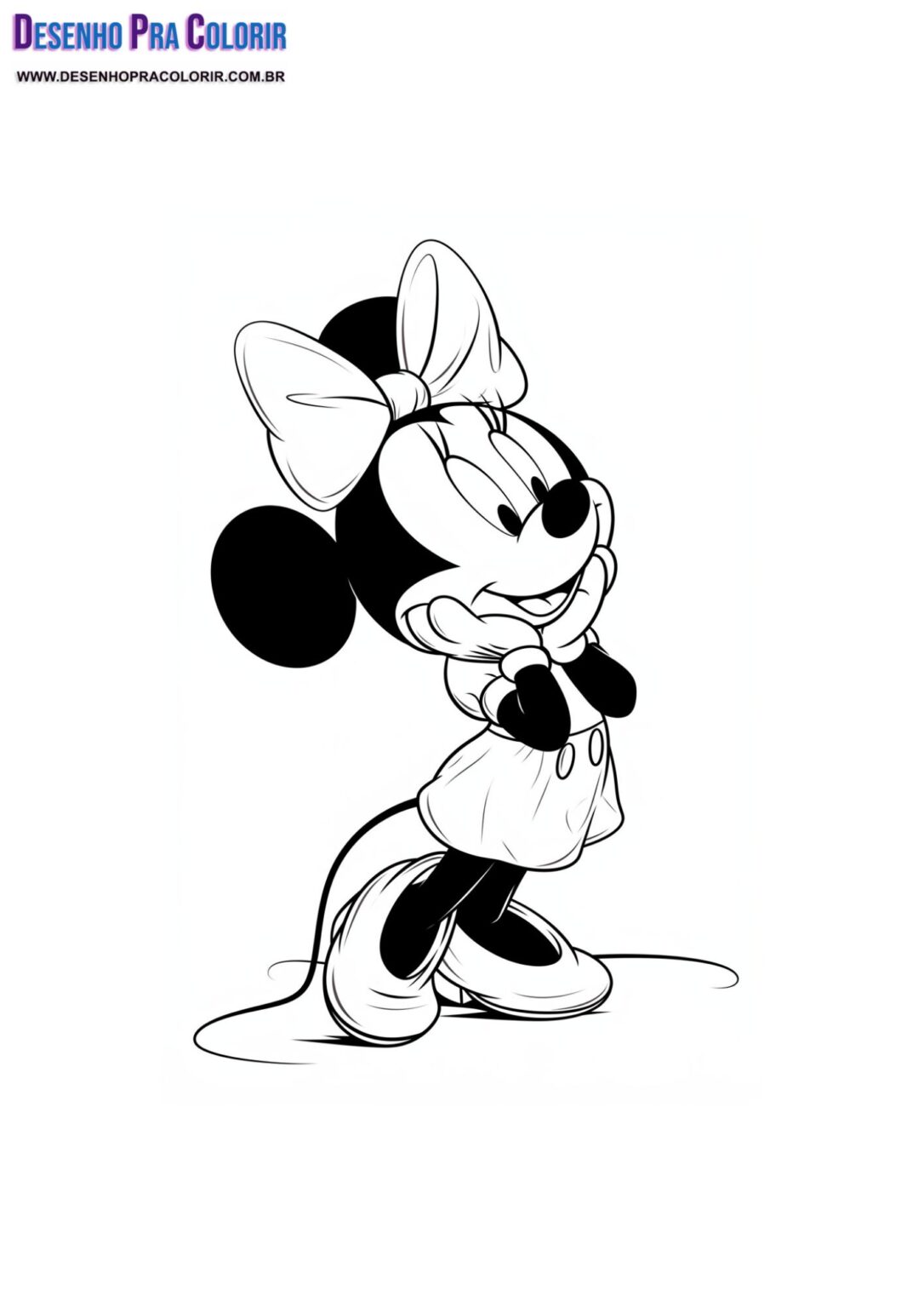 Minnie Para Colorir + De 30 Imagens Para Imprimir e Pintar