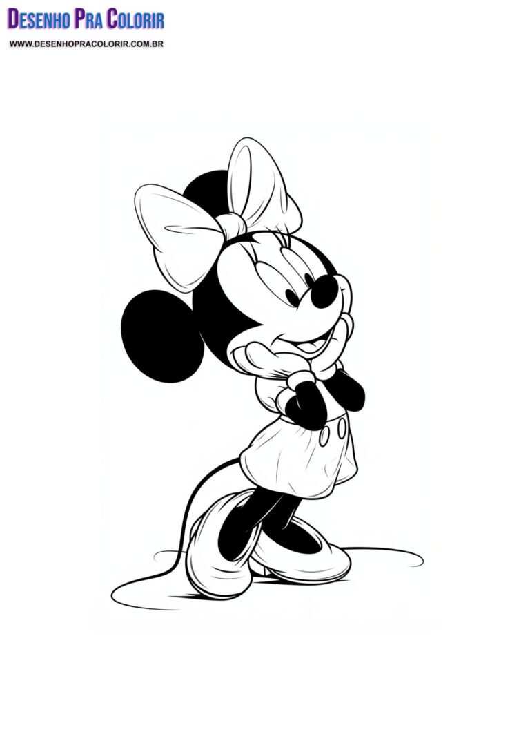 Minnie Para Colorir + De 30 Imagens Para Imprimir e Pintar
