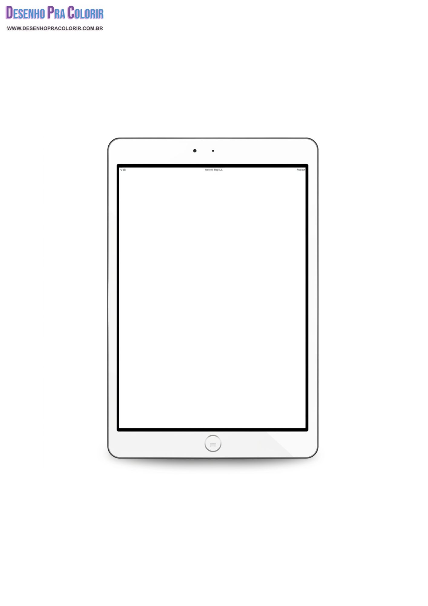 Tablet Coloring Pages