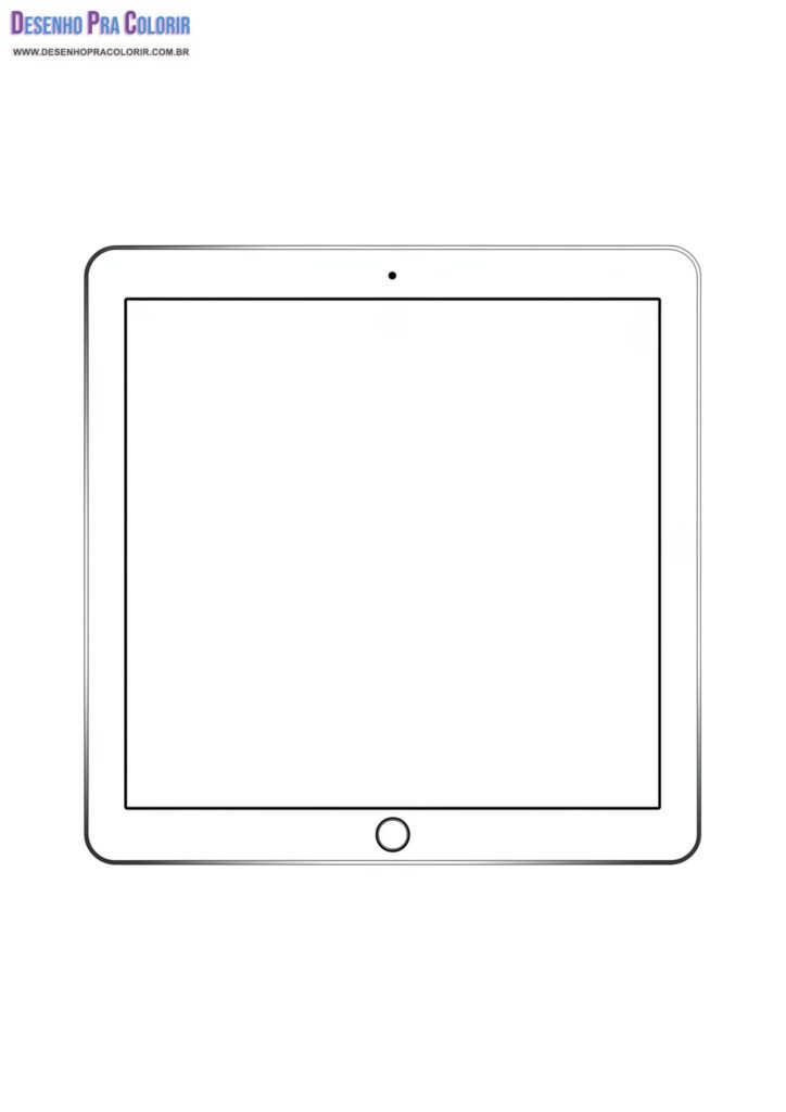 Tablet Coloring Pages