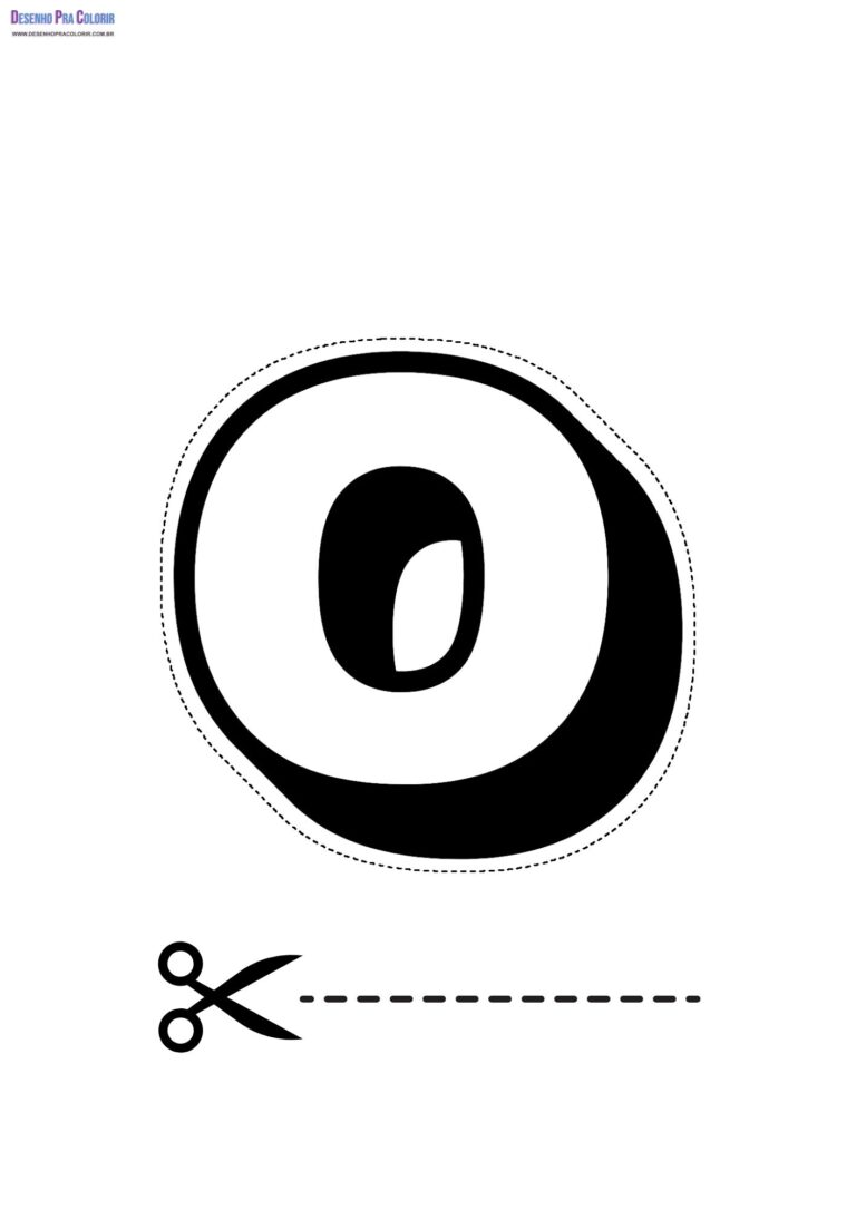 Letras Para Imprimir e Recortar - Alfabeto Completo