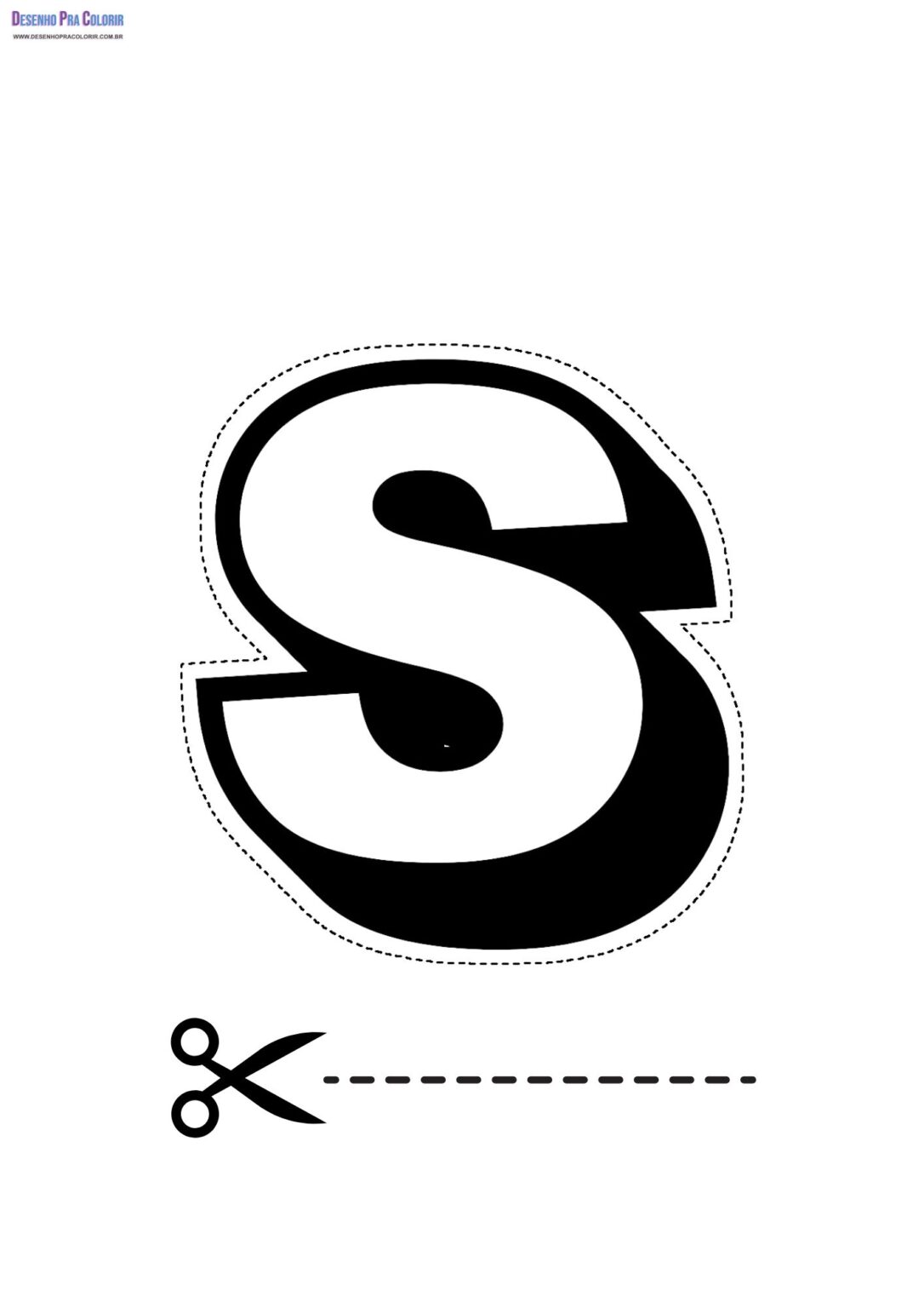 Letras Para Imprimir e Recortar - Alfabeto Completo