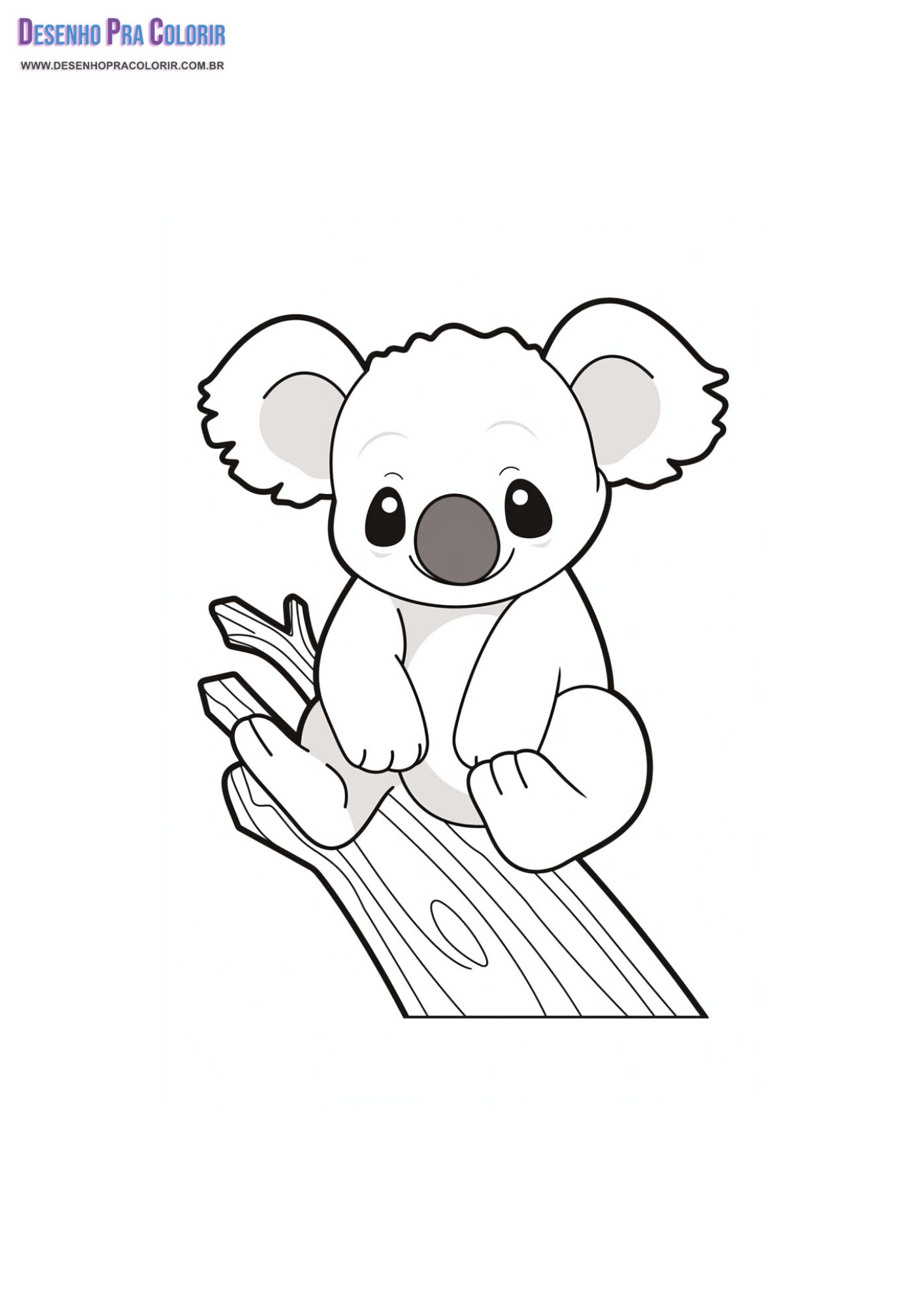 Coala Para Colorir + De 25 Desenhos Para Imprimir e Pintar