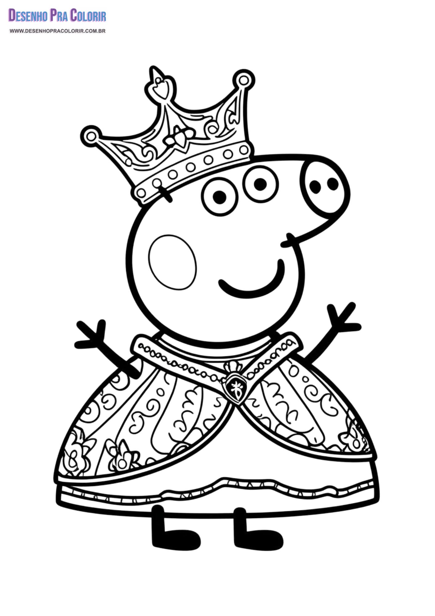 Peppa Pig Para Colorir+ De 30 Desenhos Para Imprimir e Pintar