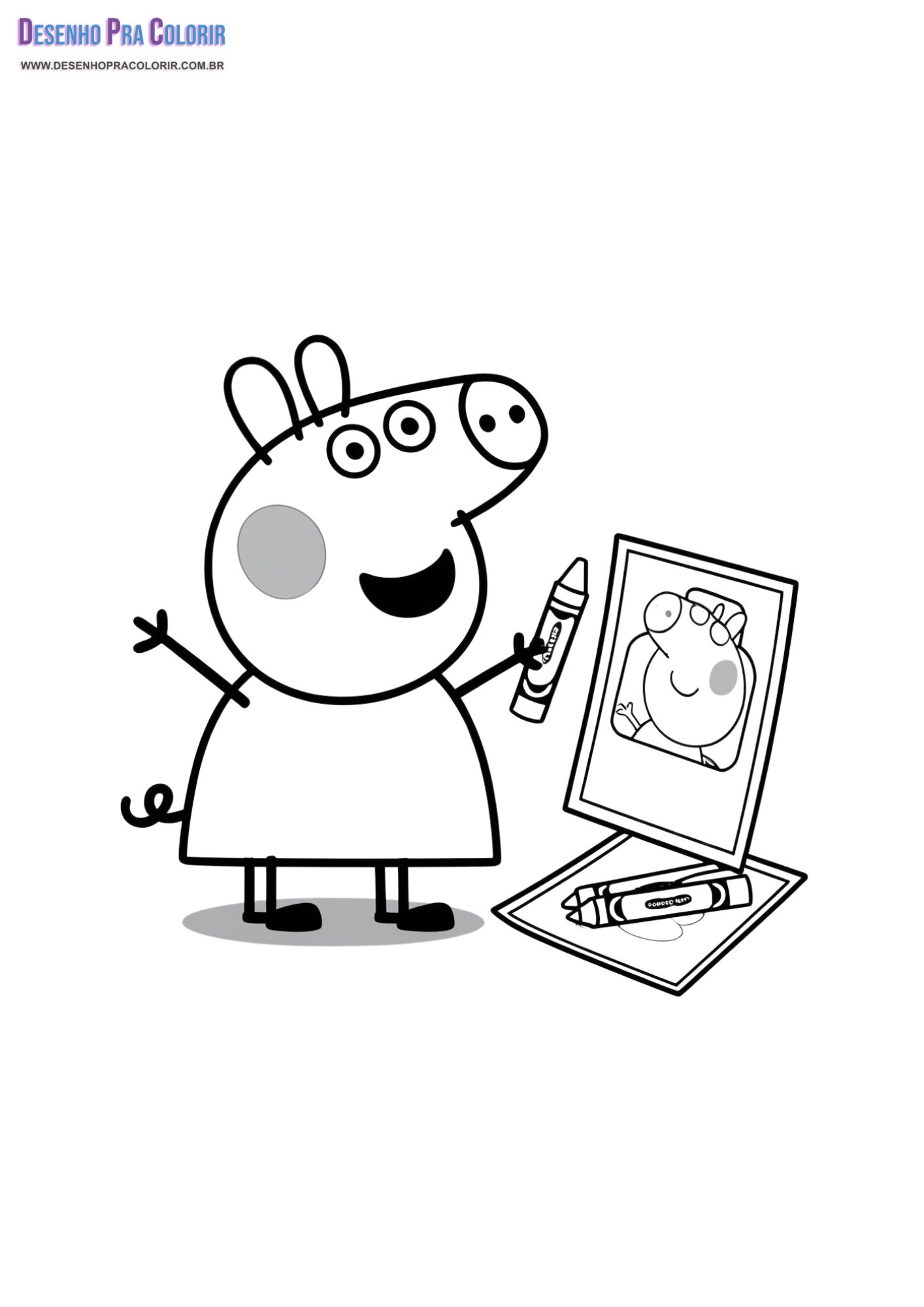 Peppa Pig Para Colorir+ De 30 Desenhos Para Imprimir e Pintar