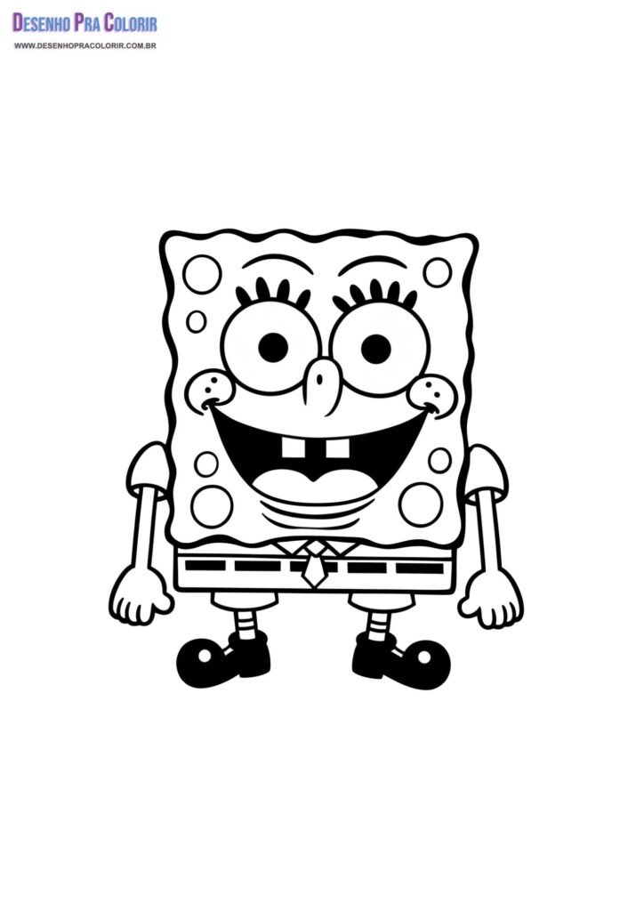 Bob Esponja Para Colorir + De 20 Desenhos Para Imprimir e Pintar