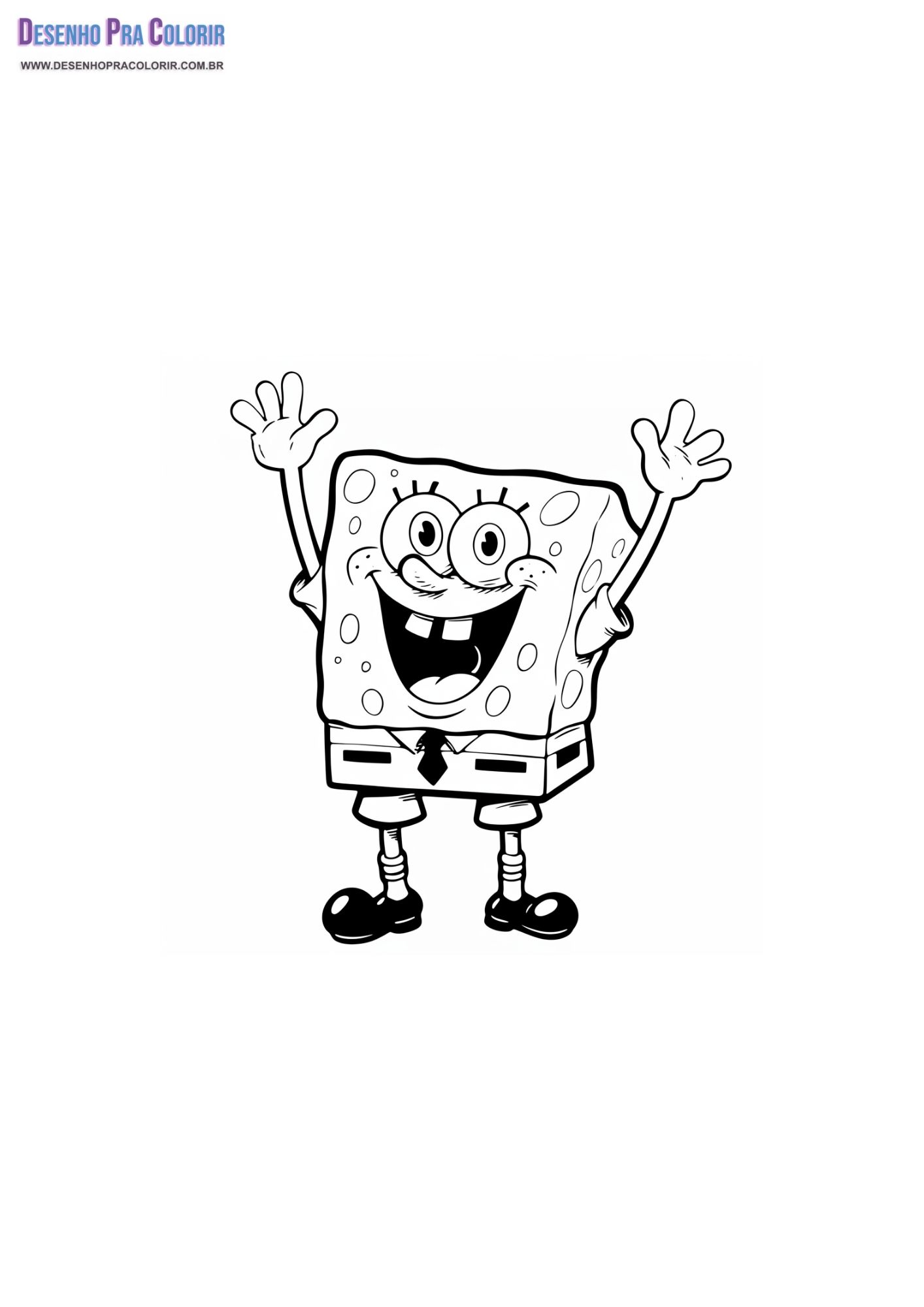 Bob Esponja Para Colorir + De 20 Desenhos Para Imprimir e Pintar