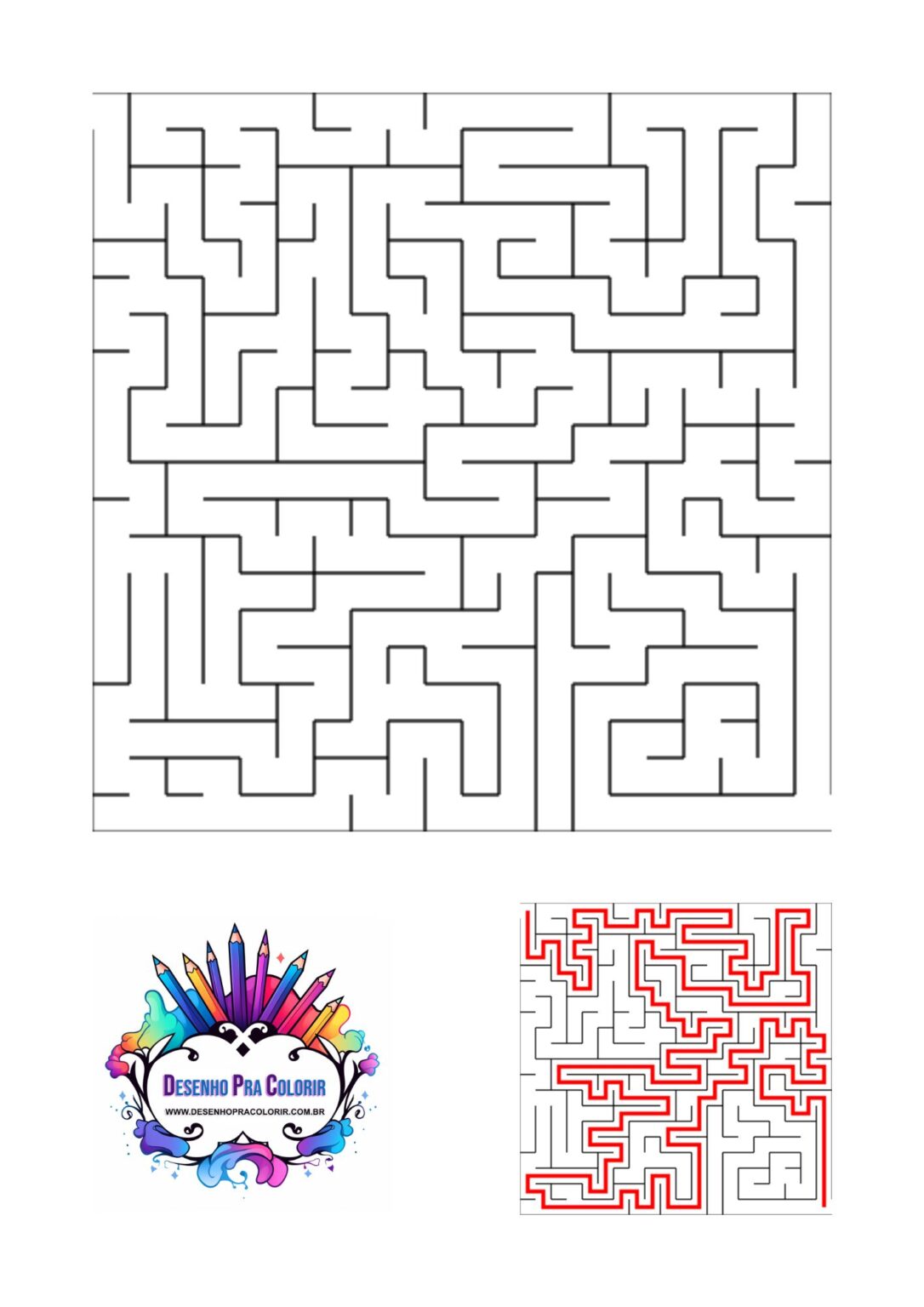Labirintos Para Imprimir